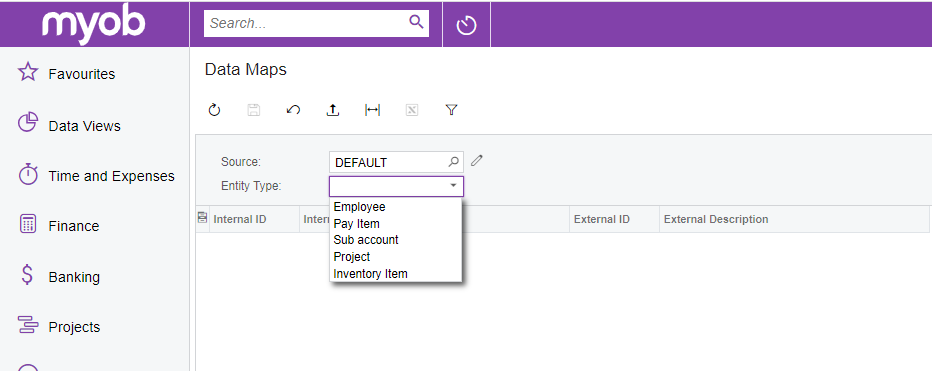 Error: "Missing data map(s)..." when importing timesheets (AU and NZ)