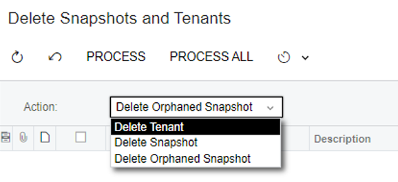 Managing tenants and snapshots to improve performance