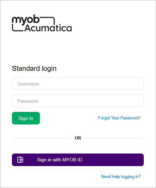 Understanding sign-in options
