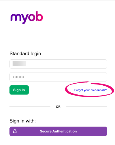 Resetting passwords