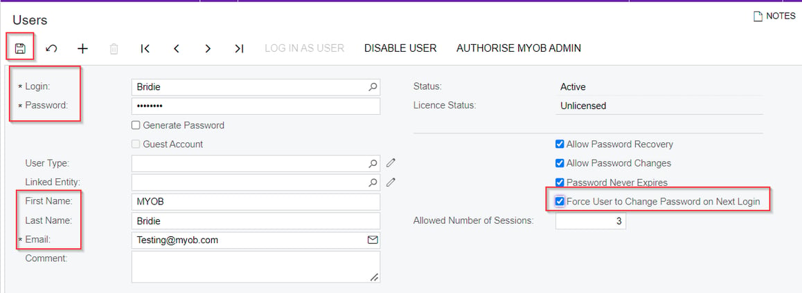 User management